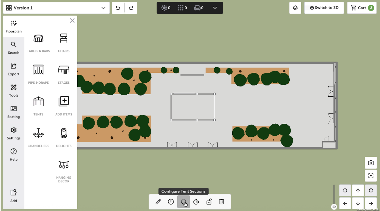 How Do I Configure Tent Walls? – Floorplans by Tripleseat Help Center